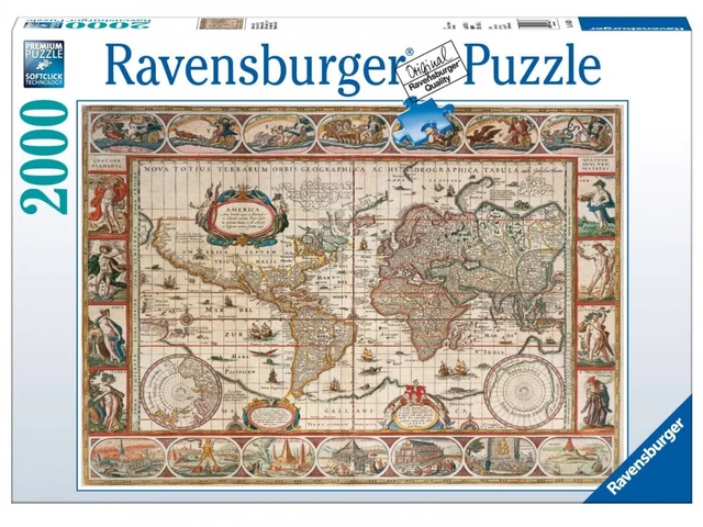 RAVENSBURGER JIGSAW PUZZLE 2000 Map of the World 12+ Year £32.54 ...