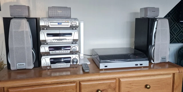 TECHNICS STEREO SYSTEM With ION USB Turntable £100.00 - PicClick UK