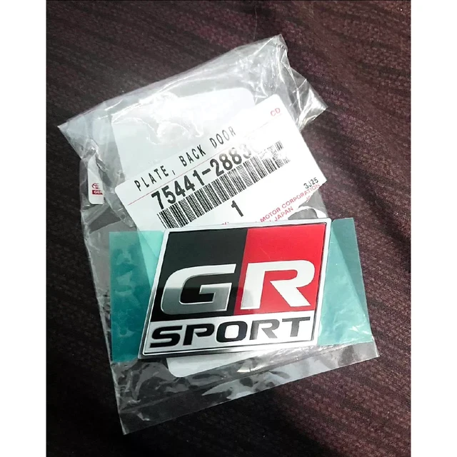 GENUINE TOYOTA GR Sport Logo Emblem Badge for Hilux Revo Fortuner O 5.5 ...