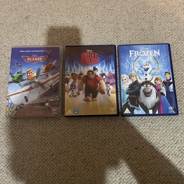 DISNEY DVD BUNDLE ( Frozen, Planes, Wreck-it Ralph) £4.99 - PicClick UK