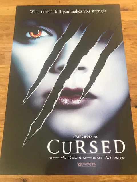MOVIE POSTER CURSED 430mm x 640mm (Bit bigger than A2) EUR 4,73 ...