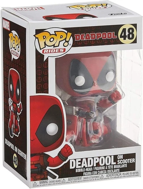 FUNKO POP! RIDE Marvel: Deadpool & Scooter Collectible Figure ...