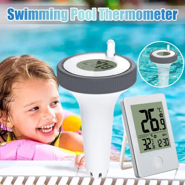 WIRELESS POOL THERMOMETER Spa Swimming Pools Temperature Meters Testing ...