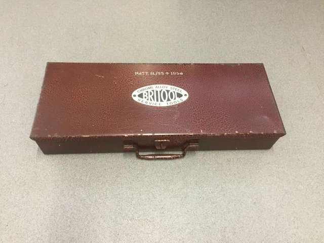 VINTAGE BRITOOL SOCKET set box tool box original condition £40.00 ...