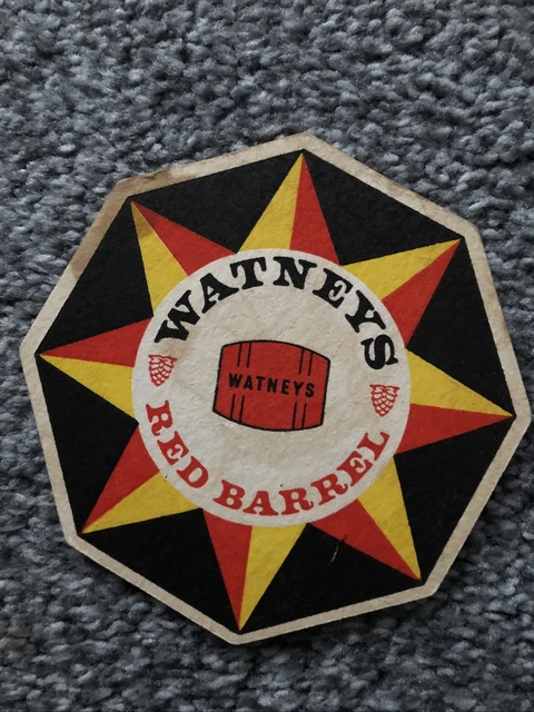 VINTAGE WATNEYS Red Barrel British Beer Mat/ Coaster £2.00 - PicClick UK