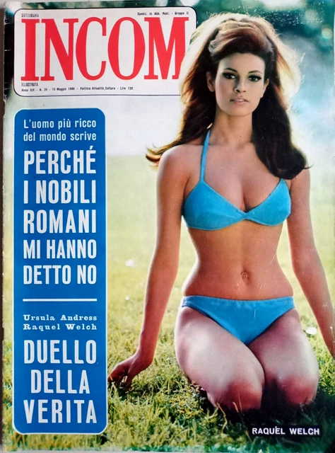 SETTIMANA INCOM 1966 N°2 Raquel Welch+Marilyn Monroe+Anita Ekberg-Sc.7 EUR 20,00 - PicClick IT