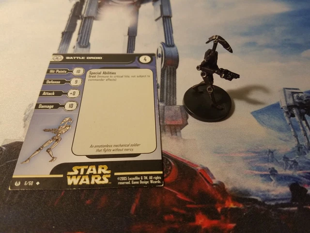 STAR WARS MINIATURES Universe 06 droïde de combat EUR 4,48 - PicClick FR