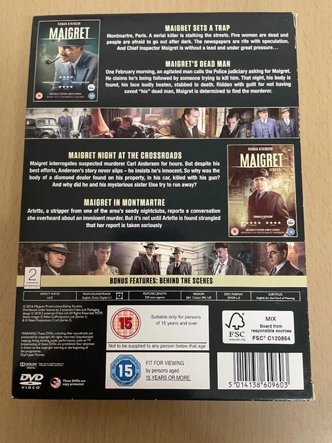 MAIGRET THE COMPLETE Collection Dvd Boxset Cg S29 £8.00 - PicClick UK