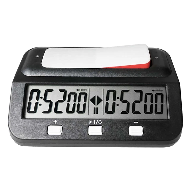 BOARD GAME CLOCK Plastic Count Up Down Timer Lightweight for Family ...