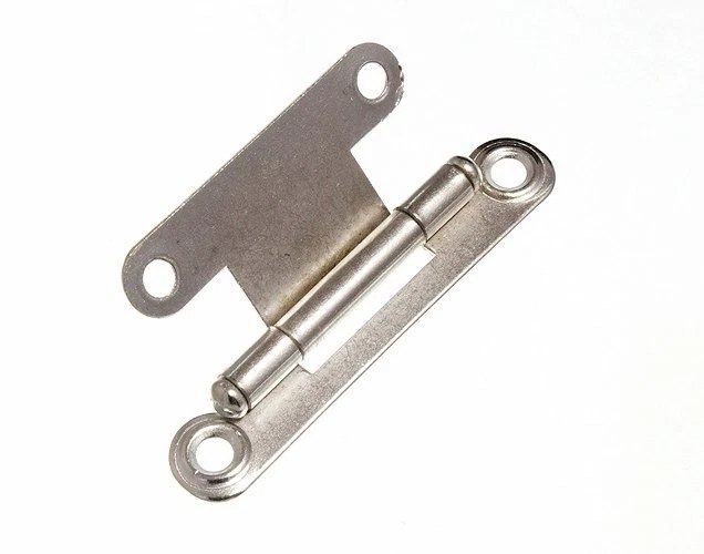 20 X PAIRS Of Flat Concealed Hinges BZP Steel 63mm X 29mm - NEW ...