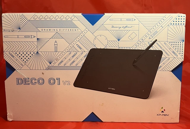 XP-PEN DECO 01 V2 Graphics Tablet Drawing Board Pad $55.00 - PicClick