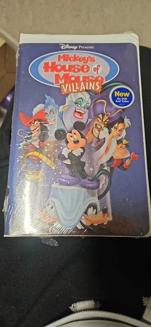 VHS - DISNEY “Mickey’s House Of Mouse Villains” VHS Clamshell - BRAND ...