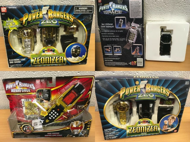 POWER RANGERS MORPHER Boxed Vgc In Space Zeo Zeonizer Silver Gold Robo ...