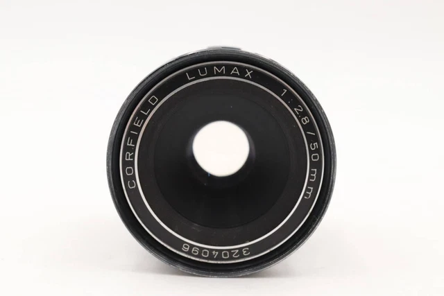 RARE CORFIELD LUMAX 50mm f2.8 periflex lens made in W. Germany, L mount ...