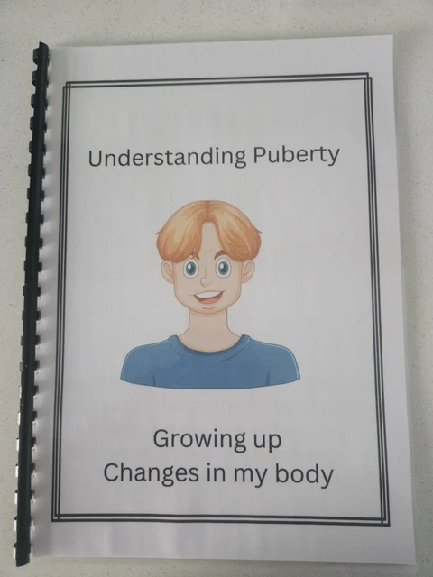 UNDERSTANDING PUBERTY (BOY, white skin tone) social story/autism/all ...