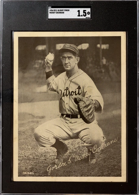 SGC 1 - 1936 R311 finition brillante Mickey Cochrane HOF tigres de ...