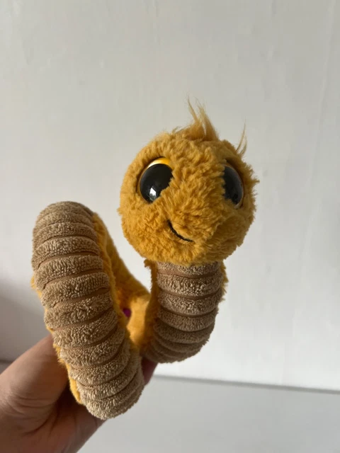 JELLYCAT YELLOW WIGGLY Worm Soft Toy Plush With Big Eyes Cute & Fluffy ...