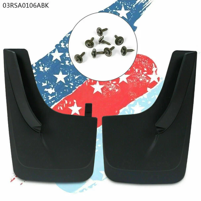 FIT UNIVERSAL MUD Flaps Splash Guard Black Composite 16.37''(L) x 10.07 ...