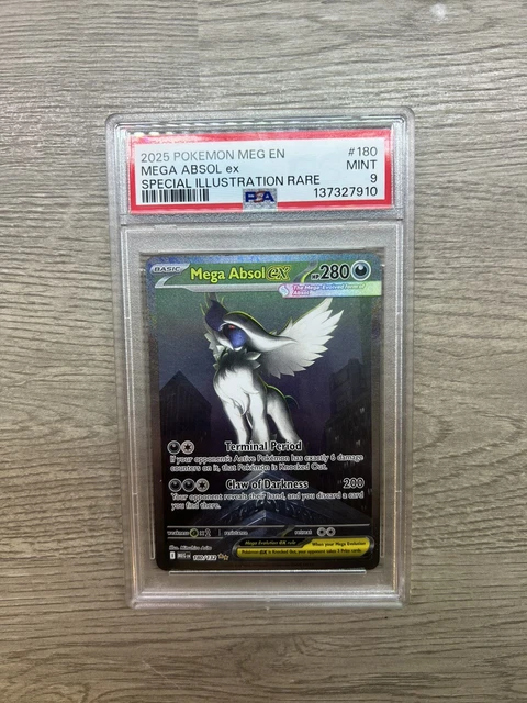 POKÉMON TCG MEGA Evolutions Mega Absol EX Sir 180/132 PSA9 £91.85 ...