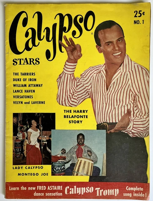 VINTAGE 1957 CALYPSO Stars Magazine No 1 Harry Belafonte Montego Joe Lance Haven £79.59 ...