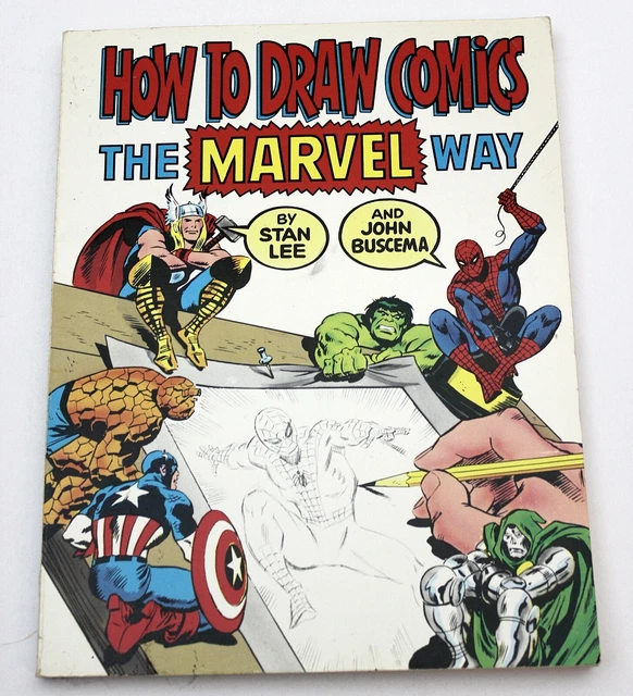 HOW TO DRAW COMICS THE MARVEL WAY by Stan Lee & John Buscema Out of ...