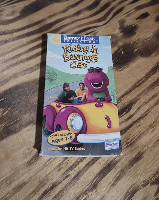 BARNEY - RIDING in Barneys Car (VHS, 1995) Tested & Working Mold Free ...