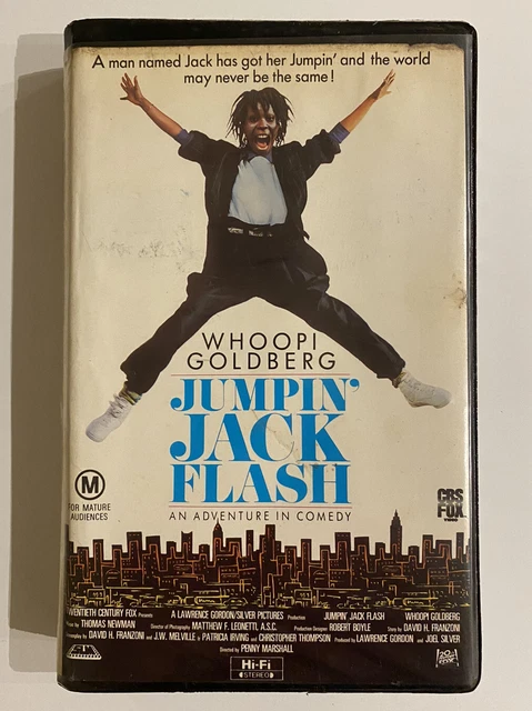 JUMPIN’ JACK FLASH [VHS] CBS Fox Big Box Ex-Rental Video Whoopi 1986 £ ...