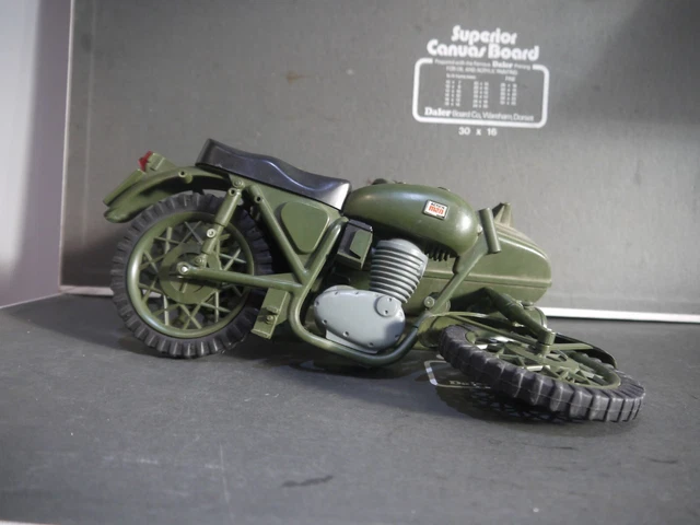 ACTION MAN TEAM gi joe geyperman PALITOY Motorcycle & Sidecar 1970's ...