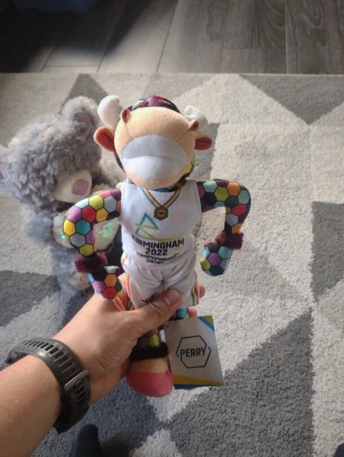 BIRMINGHAM 2022 COMMONWEALTH Games Plush Perry The Bull Mascot £10.00 ...