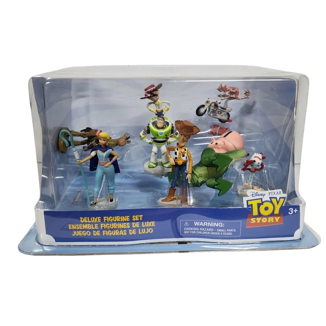 DISNEY TOY STORY Deluxe 9 Figures Playset Figurine Pixar up to 4" *NEW ...