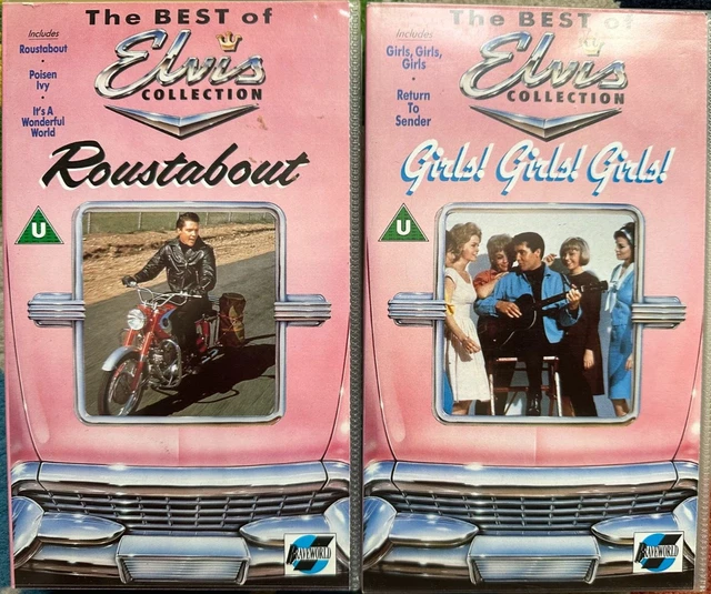 ELVIS PRESLEY ROUSTABOUT & Girls! Girls! Girls! VHS Video Tapes £4.99 ...