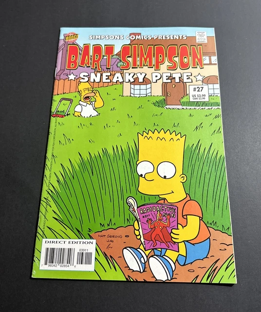 THE SIMPSONS PRESENTS Bart Simpson #27 (Bongo Comics December 2005) 8.0 ...