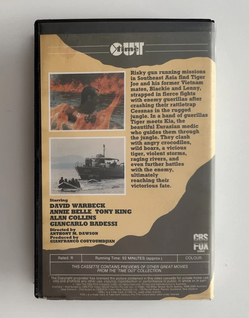 TIGER JOE [VHS] CBS Fox Big Box Ex-Rental Video Tape Margheriti Warbeck 1982 $50.00 - PicClick AU