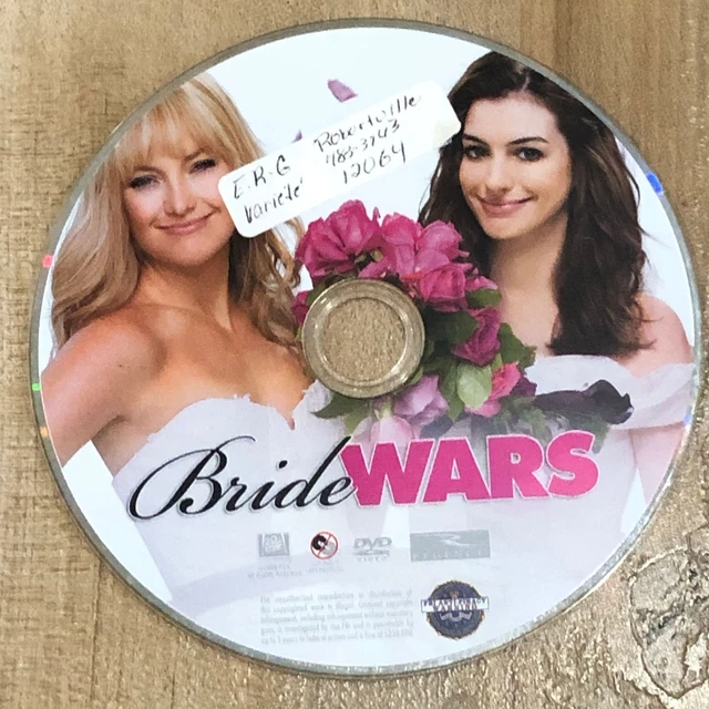 BRIDE WARS DVD 2009 Anne Hathaway Kate Hudson Romantic Comedy Movie ...