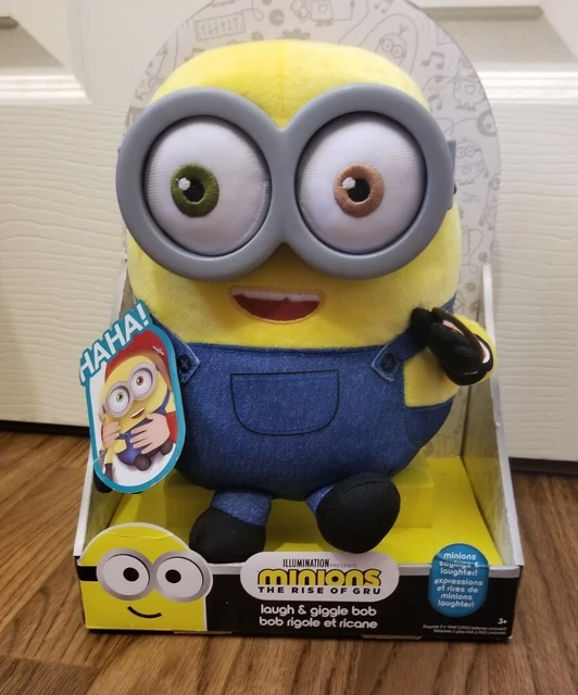 ILLUMINATION’S MINIONS: THE Rise of Gru Laugh & Giggle Bob Plush BRAND ...