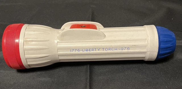 RARE BRIGHT STAR - 1776 Liberty Torch 1976 - Red White & Blue ...
