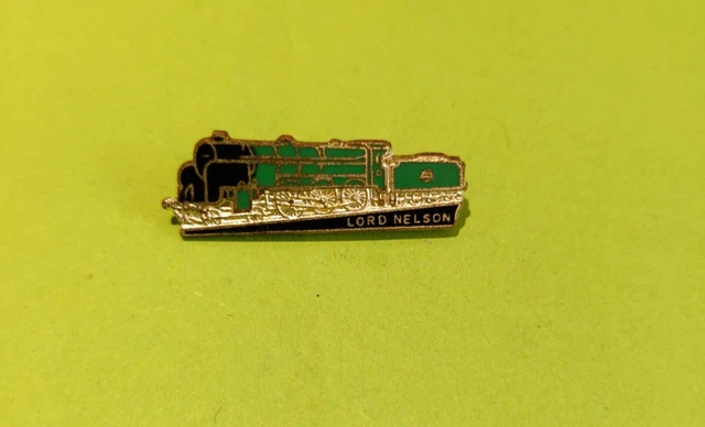 RAILWAY LORD NELSON Vintage Steam Locomotive Enamel Pin Badge H.W ...