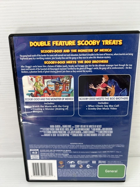 SCOOBY DOO DOUBLE Feature DVD Movies (The Monster and More) Region 4 £7 ...