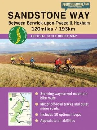 SANDSTONE WAY CYCLE Route Map - Northumberland: Between Berwick Upon ...