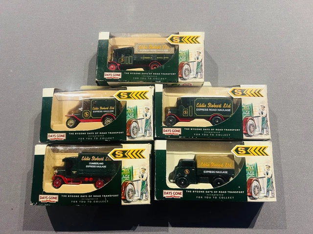 CORGI DAYS GONE Eddie Stobart models x 5, Boxed, Display Great. £24.95 ...