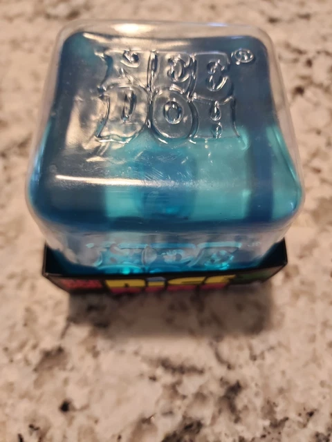 SCHYLLING NEEDOH NICE Berg Blue Giant Nee Doh Solid Squish Cube Ice ...
