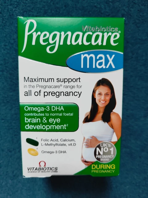 VITABIOTICS PREGNACARE MAX Tablets Plus Omega 84 Capsules New £4.99 ...
