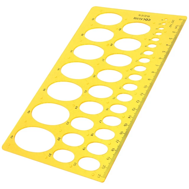 CURVE BOARD MEASUREMENT Tool Geometry Template Stencil Ellipse ...