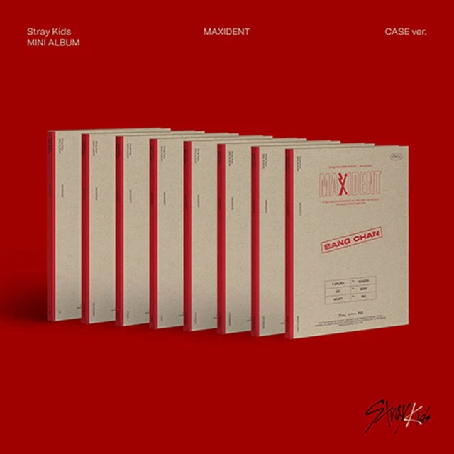 STRAY KIDS MINI Album [MAXIDENT] CASE Ver CD+Book+Card+F.Poster (On ...