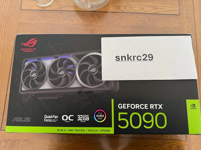 ASUS GEFORCE ROG Astral RTX 5090 - 32GB GDDR7 OC EDITION - Sealed ...