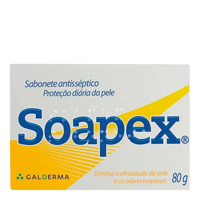 GALDERMA SOAPEX ANTISEPTIC Soap Bar With 80G £14.99 - PicClick UK