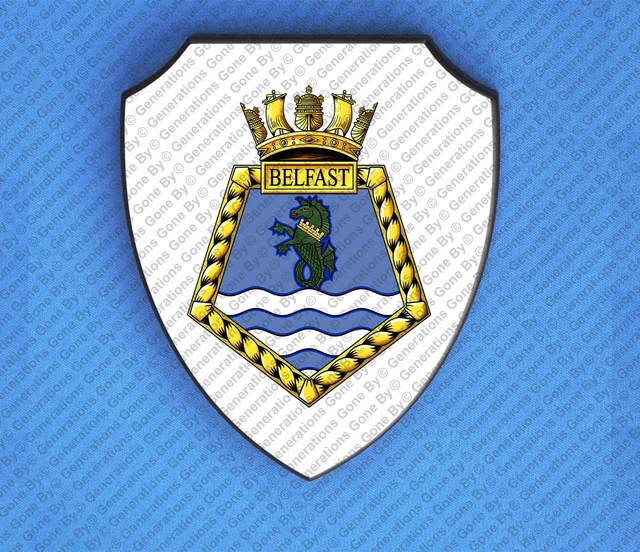 HMS BELFAST WALL Shield £39.99 - PicClick UK