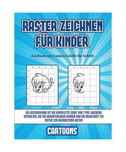 ZEICHNEN VON COMICS Schritt für Schritt (Raster zeichnen für Kinder ...