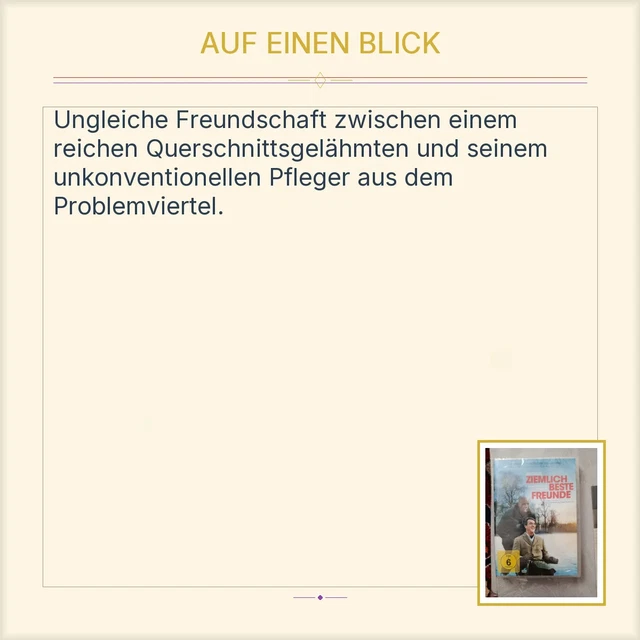 ZIEMLICH BESTE FREUNDE DVD François Cluzet Omar Sy Komödie Senator FSK6 ...