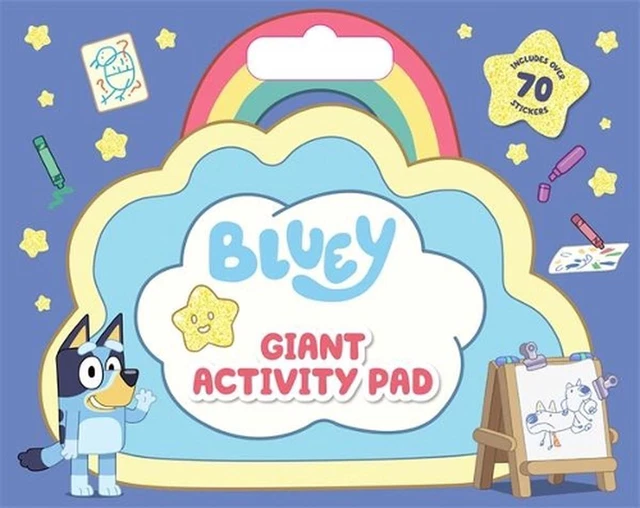 BLUEY: GIANT ACTIVITY Pad: With over 80 Stickers by Bluey (English ...